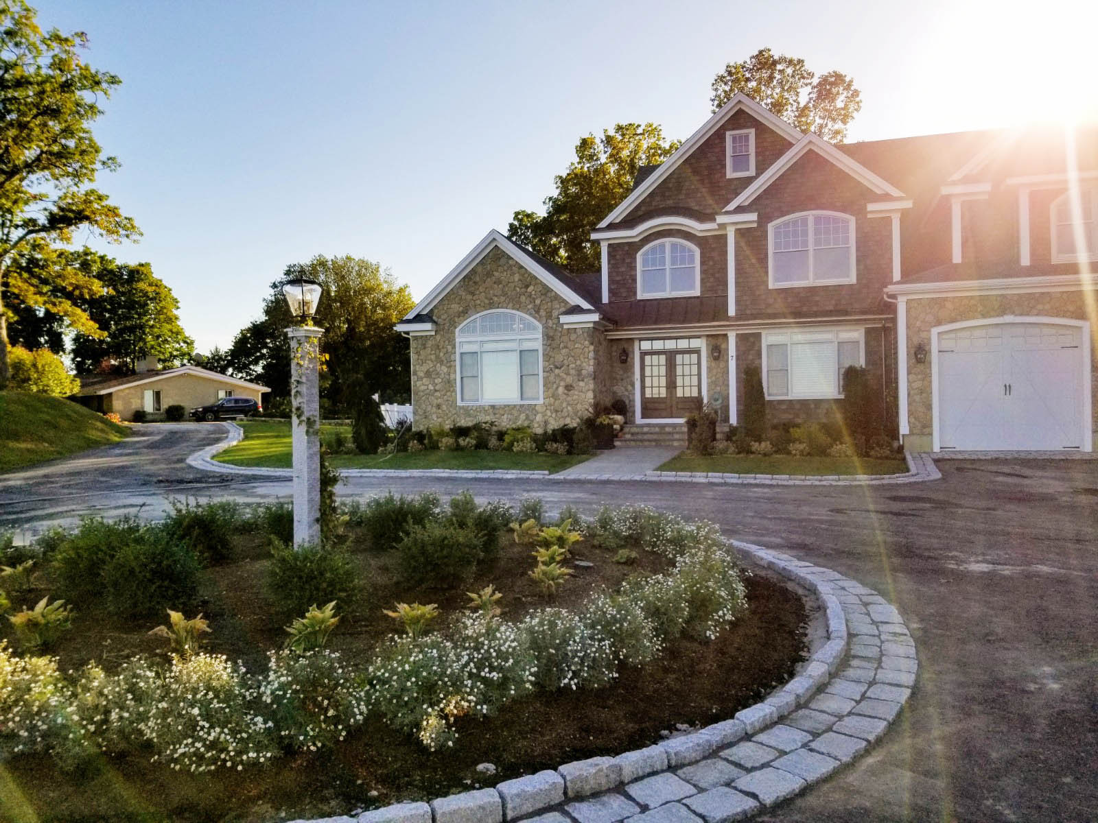 Cobblestone Driveway Aprons and Border Completed in Hudson, MA - Down ...
