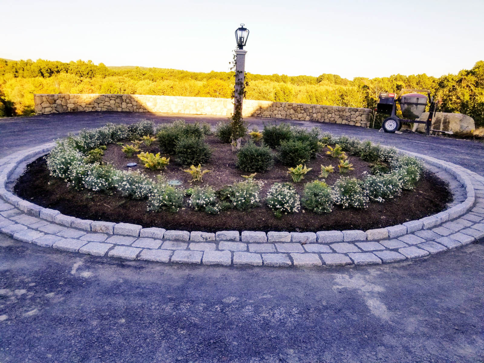 Cobblestone Driveway Aprons and Border Completed in Hudson, MA - Down ...