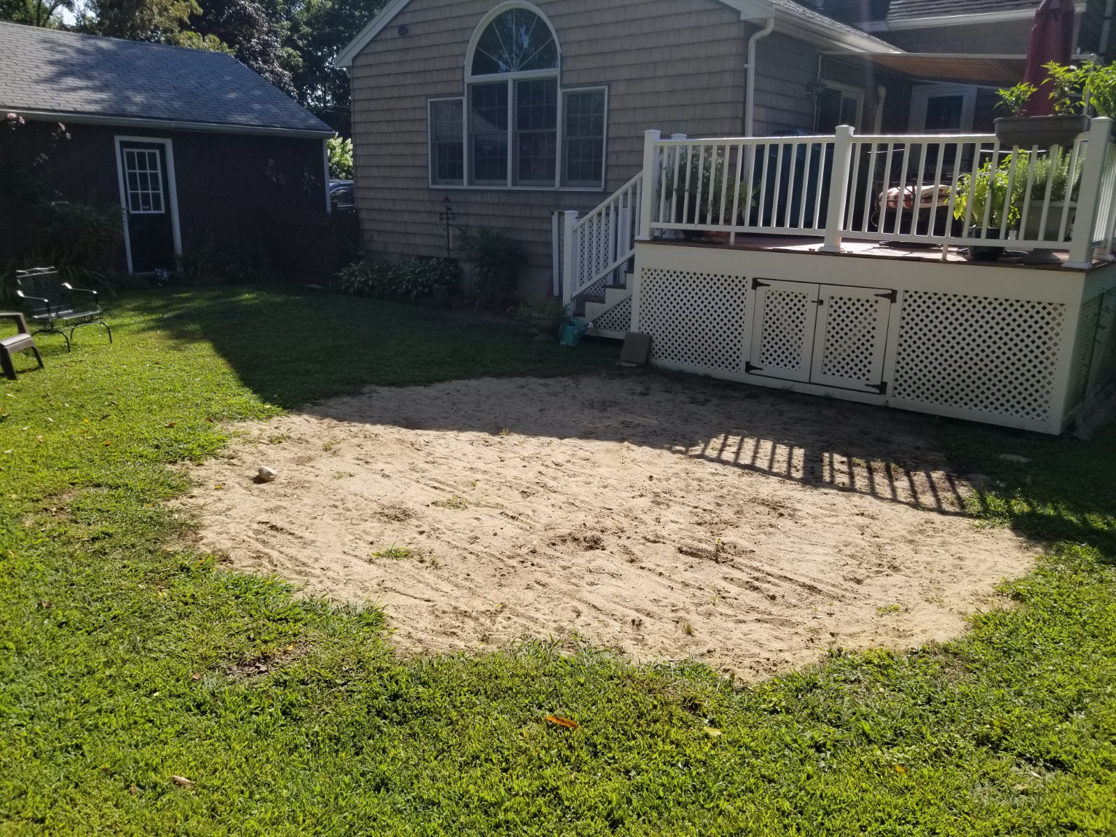 Another Pool-to-Patio Conversion Completed by Down East Landscape ...